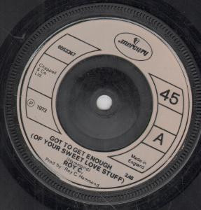 ・アーティスト Roy C. Hammond ・タイトル Got To Get Enough (Of Your Sweet Love Stuff) ・レーベル・型番 Mercury 6052367 ・フォーマット 7インチレコード ・コンデ...