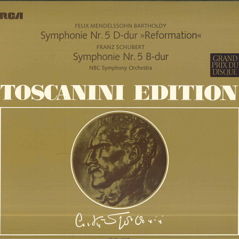 ・アーティスト Felix Mendelssohn-bartholdy, Franz Schubert, Arturo Toscanini, Nbc Symphony Orchestra ・タイトル Mendelssohn Symphoni...