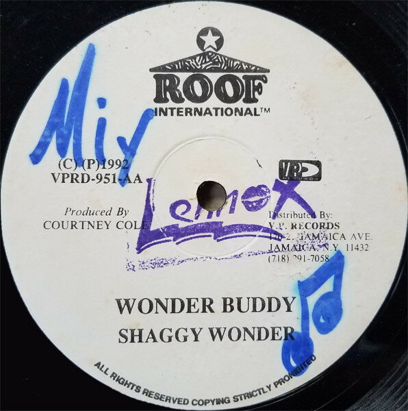 ・アーティスト Shaggy Wonder , Brushy One String ・タイトル Wonder Buddy / San Gal Gone ・レーベル・型番 Roof International NONE ・フォーマット 7イン...