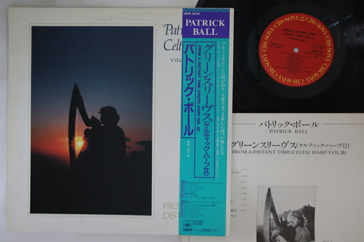 ・アーティスト Patrick Ball ・タイトル Celtic Harp Volume Two: From A Distant Time ・レーベル・型番 CBS 28AP3076PROMO ・フォーマット LPレコード ・コンディショ...