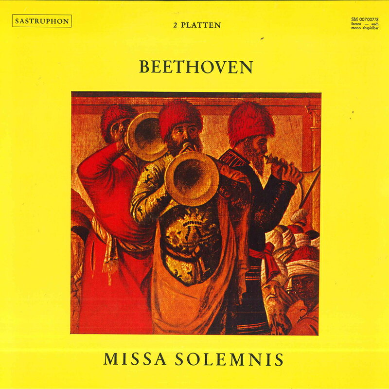 ・アーティスト Beethoven, Werner Kloor ・タイトル Missa Solemnis ・レーベル・型番 SASTRUPHON SM0070078 ・フォーマット LPレコード ・コンディション(盤) 良い (VG+) ・...