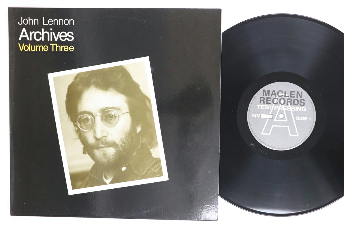 ・アーティスト John Lennon ・タイトル Archives Volume Three ・レーベル・型番 MACLEN 8RCH333 ・フォーマット LPレコード ・コンディション(盤) 良い (VG+) ・コンディション(ジャケ...