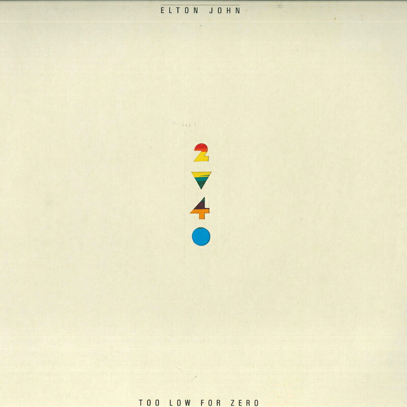 ・アーティスト Elton John ・タイトル Too Low For Zero ・レーベル・型番 ROCKER ROOM 8110521 ・フォーマット LPレコード ・コンディション(盤) 良い (VG+) ・コンディション(ジャケッ...