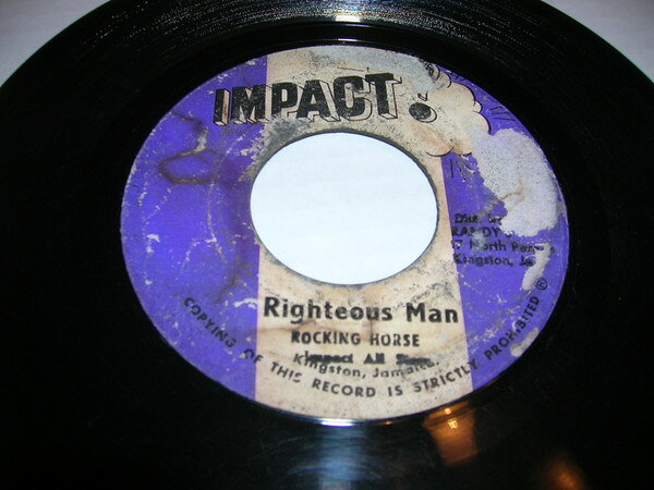 ・アーティスト Rocking Horse , Impact All Stars ・タイトル Righteous Man ・レーベル・型番 Impact! NONE ・フォーマット 7インチレコード ・コンディション(盤) 可 (VG) ・...