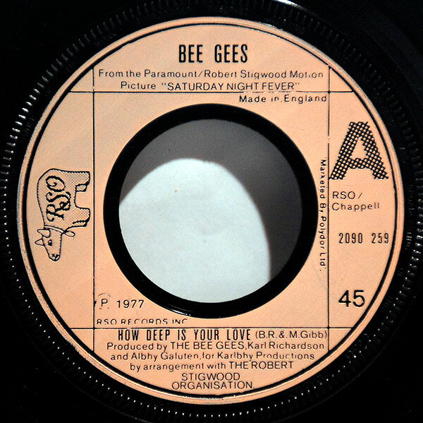 ・アーティスト Bee Gees ・タイトル How Deep Is Your Love ・レーベル・型番 RSO 2090259 ・フォーマット 7インチレコード ・コンディション(盤) 良い (VG+) ・コンディション(ジャケット) ...
