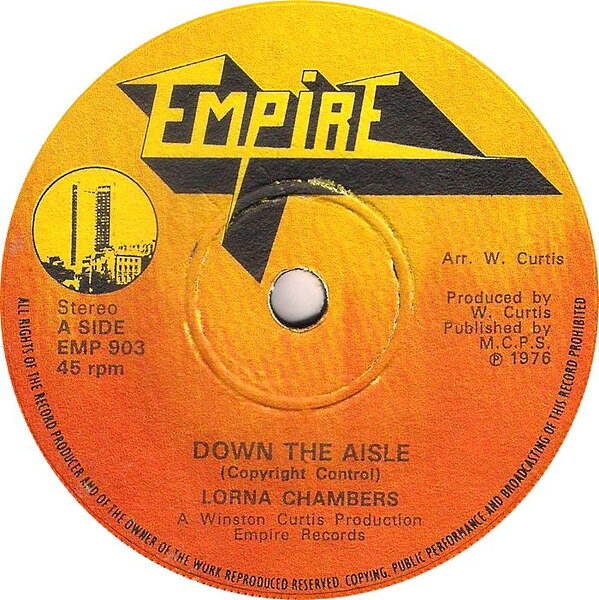 ・アーティスト Lorna Chambers ・タイトル Down The Aisle ・レーベル・型番 Empire Records EMP903 ・フォーマット 7インチレコード ・コンディション(盤) 良い (VG+) ・コンディショ...