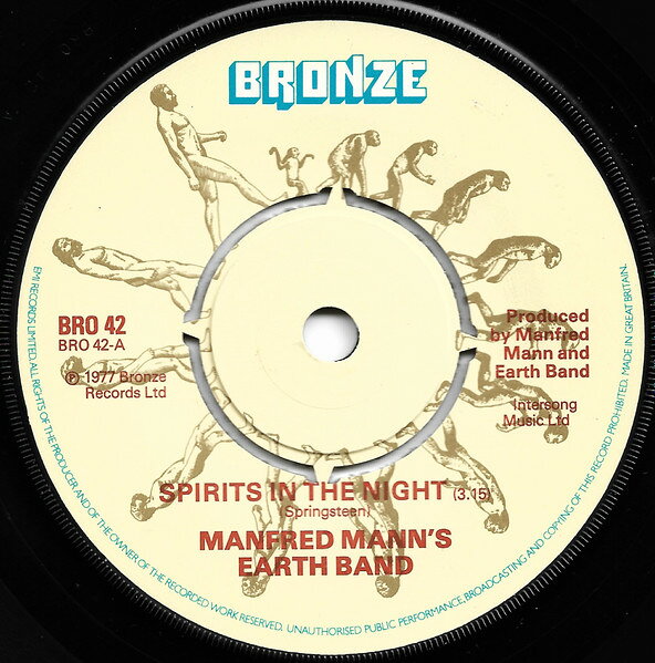 ・アーティスト Manfred Mann's Earth Band ・タイトル Spirits In The Night ・レーベル・型番 Bronze BRO42 ・フォーマット 7インチレコード ・コンディション(盤) 可 (VG) ・...