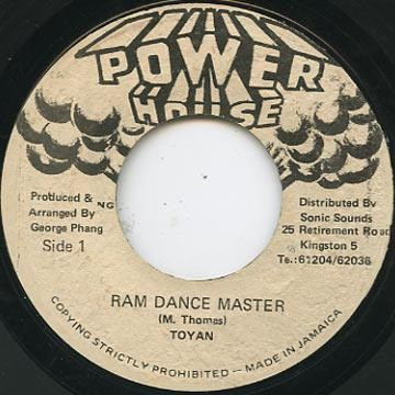 ・アーティスト Toyan ・タイトル Ram Dance Master ・レーベル・型番 Power House NONE ・フォーマット 7インチレコード ・コンディション(盤) 可 (VG) ・コンディション(ジャケット) ・コンディ...