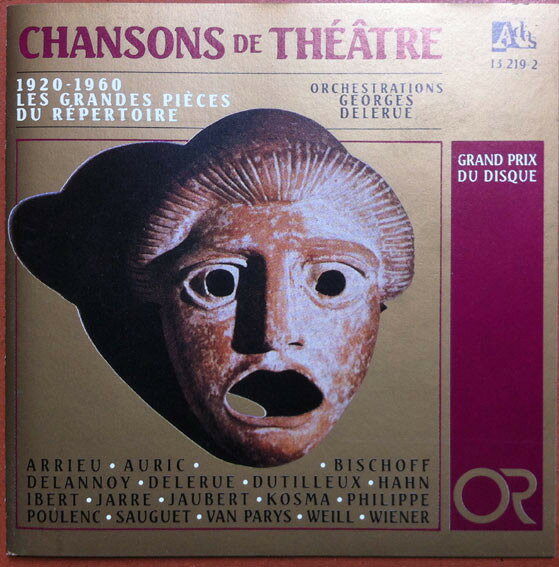 ・アーティスト Marc Et Andr? , Georges Delerue ・タイトル Chansons De Th?atre (1920-1960) ・レーベル・型番 Disques Ad?s 132192 ・フォーマット CD ・コ...