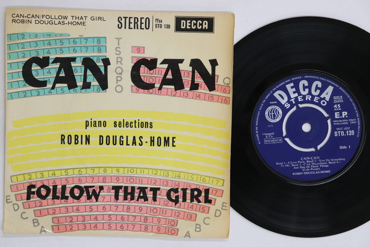 ・アーティスト Robin Douglas Home ・タイトル Can Can / Follow That Girl ・レーベル・型番 DECCA STO139 ・フォーマット 7インチレコード ・コンディション(盤) 良い (VG+) ...