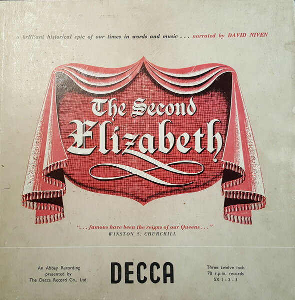 ・アーティスト David Niven ・タイトル The Second Elizabeth ・レーベル・型番 DECCA 12" SX123 ・フォーマット 78回転SP盤レコード ・コンディション(盤) 良い (VG+) ・コンディショ...
