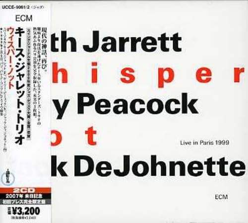 ・アーティスト キース・ジャレット・トリオ ・タイトル ウィスパー・ノット ・レーベル・型番 ・フォーマット CD ・コンディション(盤) 良い (VG+) ・コンディション(ジャケット) ・コンディション(帯) オビなし ・特記事項 【紙...