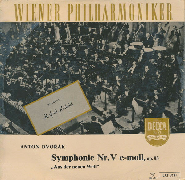 ・アーティスト Anton?n Dvo??k , Wiener Philharmoniker ・タイトル Symphonie Nr. V E-Moll, Op. 95 "Aus Der Neuen Welt" ・レーベル・型番 Decca ...