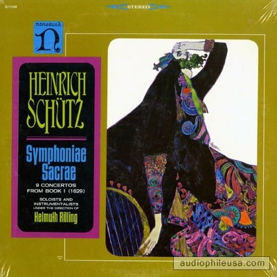 ・アーティスト Heinrich Schutz , Soloists ,instrumentalists Under The Direction Of Helmuth Rilling ・タイトル Symphoniae Sacrae (9 C...