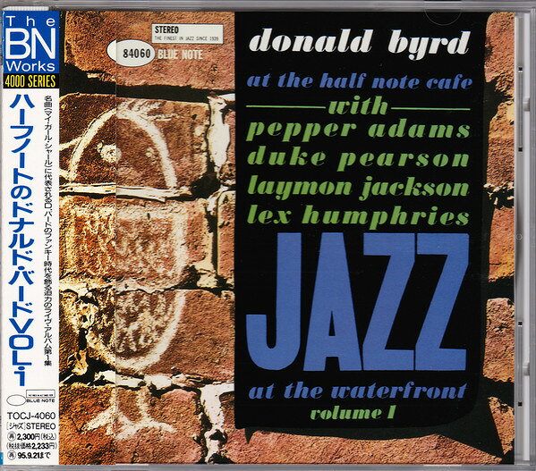・アーティスト Donald Byrd ・タイトル At The Half Note Cafe (Volume 1) ・レーベル・型番 BLUE NOTE TOCJ4060 ・フォーマット CD ・コンディション(盤) 良い (VG+) ・...