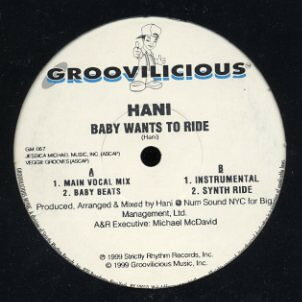 ・アーティスト Hani ・タイトル Baby Wants To Ride ・レーベル・型番 Groovilicious GM067 ・フォーマット 12インチレコード ・コンディション(盤) 良い (VG+) ・コンディション(ジャケット...