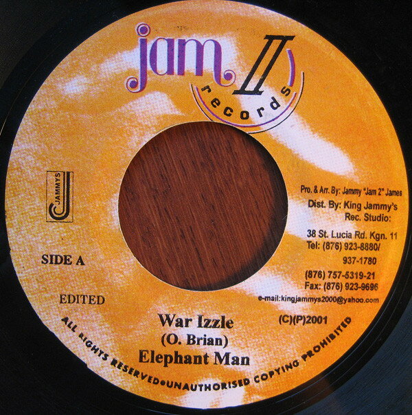 ・アーティスト Elephant Man ・タイトル War Izzle ・レーベル・型番 Jam II Records none ・フォーマット 7インチレコード ・コンディション(盤) 良い (VG+) ・コンディション(ジャケット) ...