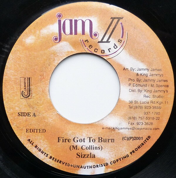 ・アーティスト Sizzla ・タイトル Fire Got To Burn ・レーベル・型番 Jam II Records NONE ・フォーマット 7インチレコード ・コンディション(盤) 良い (VG+) ・コンディション(ジャケット)...
