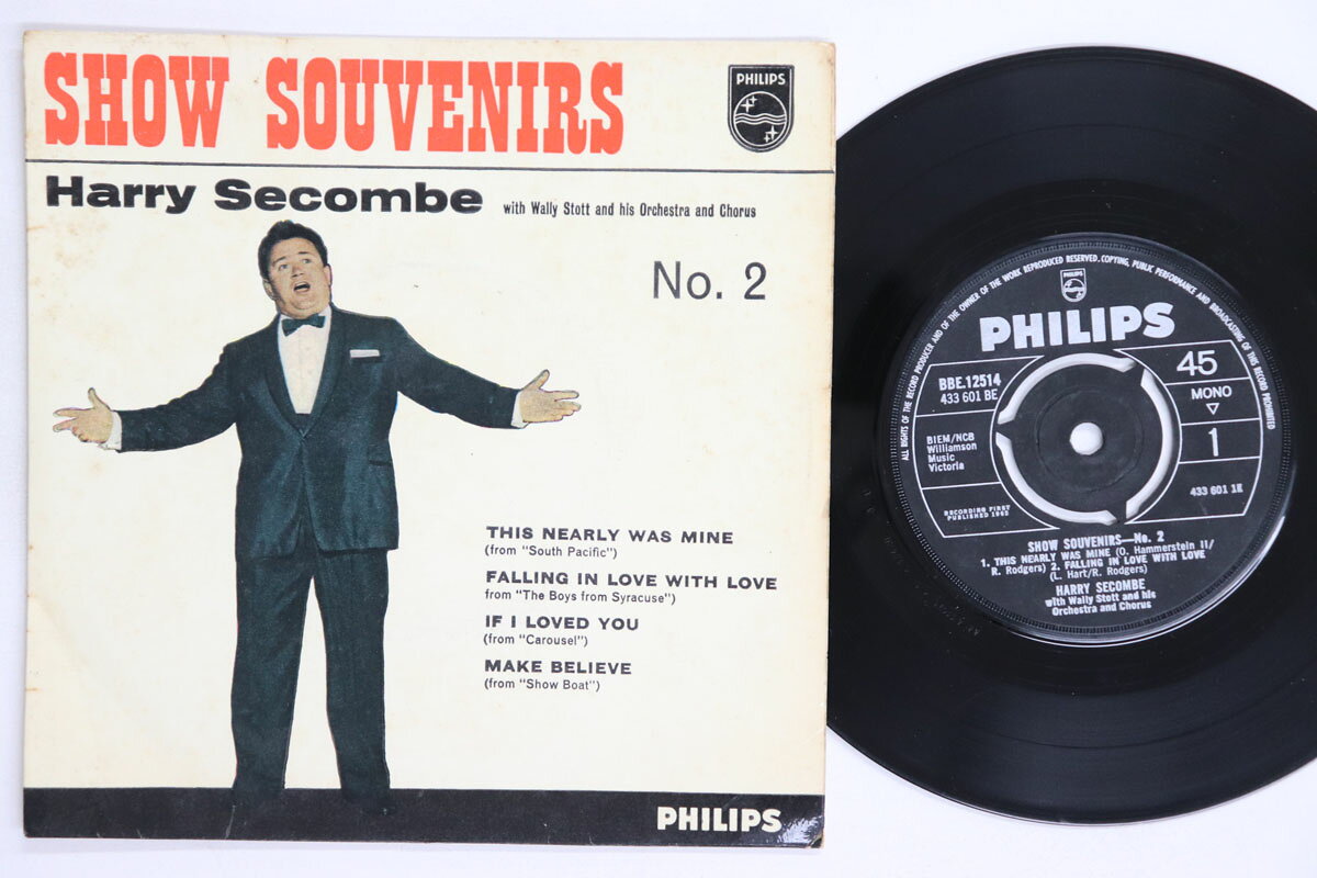 ・アーティスト Harry Secombe ・タイトル Show Souvenirs No. 2 This Nearly Was Nine / Falling In Love With Love / If I Could You / Mak...
