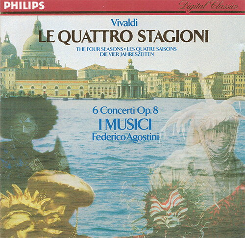 ・アーティスト Agostini; I Musici ・タイトル Vivaldi: the Four Seasons ・レーベル・型番 Philips 4224022 ・フォーマット CD ・コンディション(盤) 良い (VG+) ・コンデ...