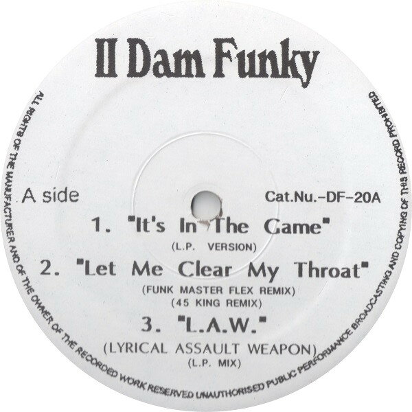 ・アーティスト Various ・タイトル Untitled ・レーベル・型番 II DAM FUNKY DF20 ・フォーマット 12インチレコード ・コンディション(盤) 良い (VG+) ・コンディション(ジャケット) プレインカバー...