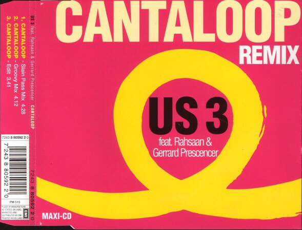 ・アーティスト US3 ・タイトル Cantaloop (Single-CD) ・レーベル・型番 Capitol Records 724388059220 ・フォーマット CD ・コンディション(盤) 良い (VG+) ・コンディション(ジ...