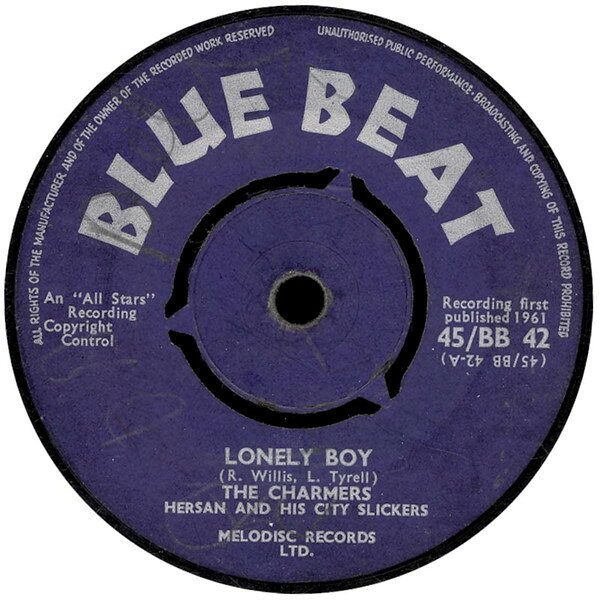 ・アーティスト Charmers ・タイトル Lonely Boy ・レーベル・型番 ・フォーマット 7インチレコード ・コンディション(盤) 可 (VG) ・コンディション(ジャケット) プレインカバー（元ジャケット／カバー無し） ・コン...