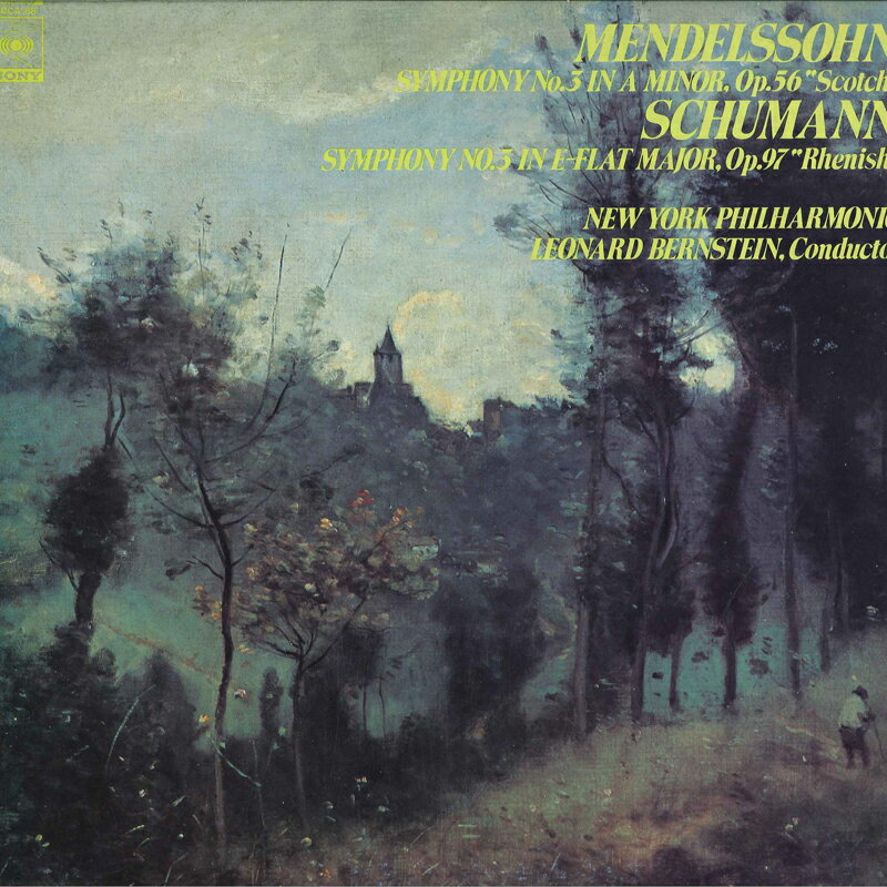 ・アーティスト Leonard Bernstein, New York Philharmonic ・タイトル Mendelssohn : Symphony No.3 In A Minor, Op.56 "scotch" / Schumann...