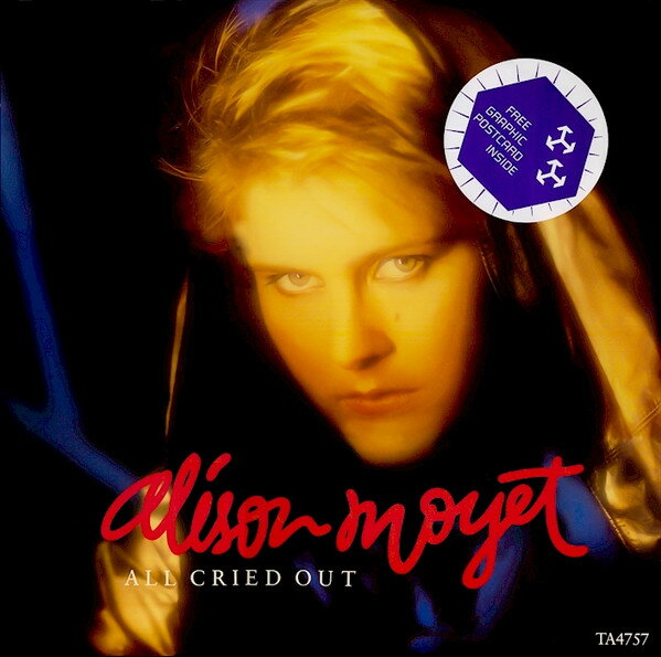 ・アーティスト Alison Moyet ・タイトル All Cried Out ・レーベル・型番 CBS TA4757 ・フォーマット 12インチレコード ・コンディション(盤) 良い (VG+) ・コンディション(ジャケット) 良い (...