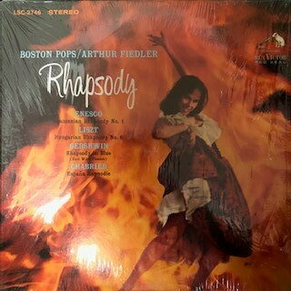 ・アーティスト Boston Pops Orchestra, Arthur Fiedler ・タイトル Rhapsody ・レーベル・型番 RCA Victor Red Seal LSC2746 ・フォーマット LPレコード ・コンディショ...