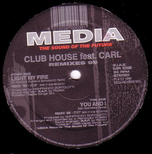 ・アーティスト Club House, Carl Fanini ・タイトル Remixes 96 ・レーベル・型番 Media Records MR656 ・フォーマット 12インチレコード ・コンディション(盤) 良い (VG+) ・コン...