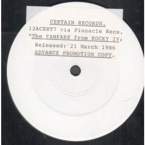 ・アーティスト B. Project ・タイトル WAR / The Theme And Fanfare From Rocky IV ・レーベル・型番 Certain Records 12ACERT7 ・フォーマット 12インチレコード ・...