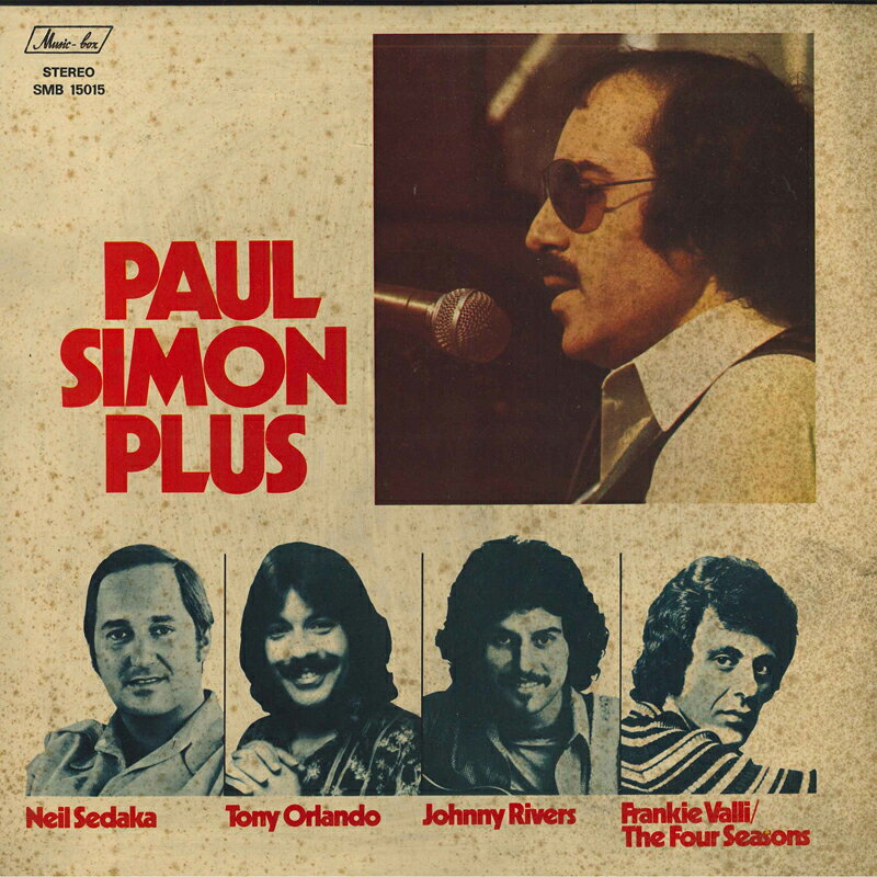 ・アーティスト Various ・タイトル Paul Simon Plus ・レーベル・型番 MUSIC BOX SMB15015 ・フォーマット LPレコード ・コンディション(盤) 非常に良い(EX) ・コンディション(ジャケット) 可...