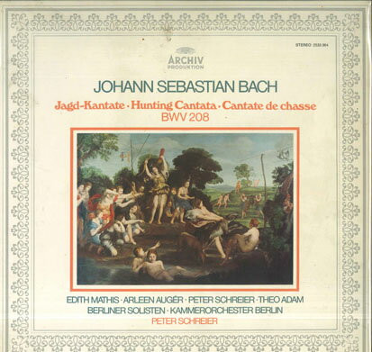 ・アーティスト Edith Mathis, Arleen Auger, Peter Schreier, Theo Adam, Berliner Solisten, Kammerorchester Berlin ・タイトル J. S. Bac...