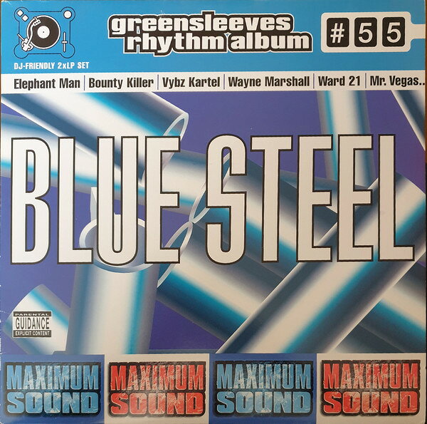 ・アーティスト Various ・タイトル Blue Steel ・レーベル・型番 Greensleeves Records GRELD755 ・フォーマット 12インチレコード ・コンディション(盤) 良い (VG+) ・コンディション(...