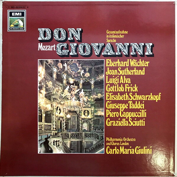 ・アーティスト Wolfgang Amadeus Mozart - Eberhard W?chter , Joan Sutherland , Luigi Alva , Gottlob Frick , Elisabeth Schwarzkop...