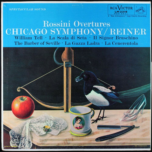 ・アーティスト Gioacchino Rossini - Chicago Symphony Orchestra / Fritz Reiner ・タイトル Rossini Overtures ・レーベル・型番 RCA Victor Red S...