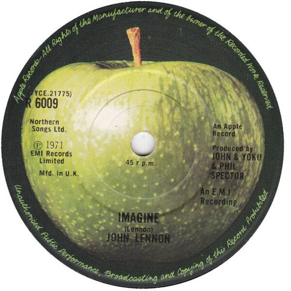・アーティスト John Lennon ・タイトル Imagine ・レーベル・型番 Apple Records R6009 ・フォーマット 7インチレコード ・コンディション(盤) 良い (VG+) ・コンディション(ジャケット) プレイ...