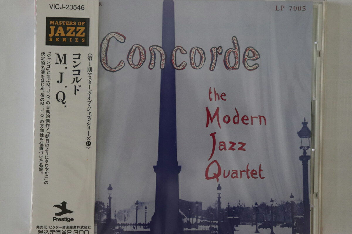 ・アーティスト M.J.Q. ・タイトル Concorde ・レーベル・型番 PRESTIGE VICJ23546 ・フォーマット CD ・コンディション(盤) ほぼ新品 (M-) ・コンディション(ジャケット) ほぼ新品 (M-) ・コン...