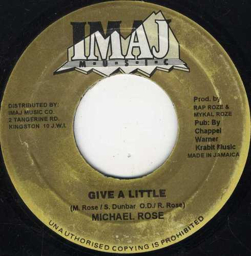 ・アーティスト Michael Rose ・タイトル Give A Little ・レーベル・型番 Imaj Music NONE ・フォーマット 7インチレコード ・コンディション(盤) 良い (VG+) ・コンディション(ジャケット) ...
