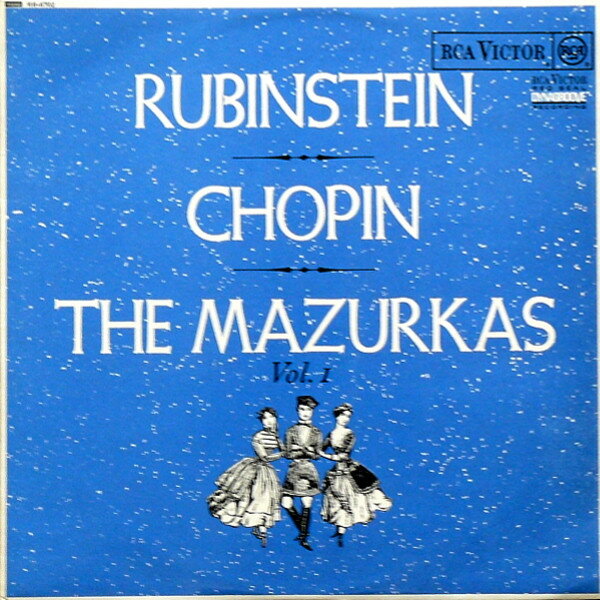 ・アーティスト Arthur Rubinstein ・タイトル Chopin: Mazurkas Vol. 1 ・レーベル・型番 RCA RED SEAL RB6702 ・フォーマット LPレコード ・コンディション(盤) 非常に良い(EX...