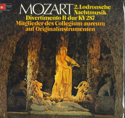 ・アーティスト Collegium Aureum ・タイトル Mozart: Divertimento B-Dur KV287 ・レーベル・型番 DEUTSCHE HARMONIA MUNDI 64292 ・フォーマット LPレコード ・コ...