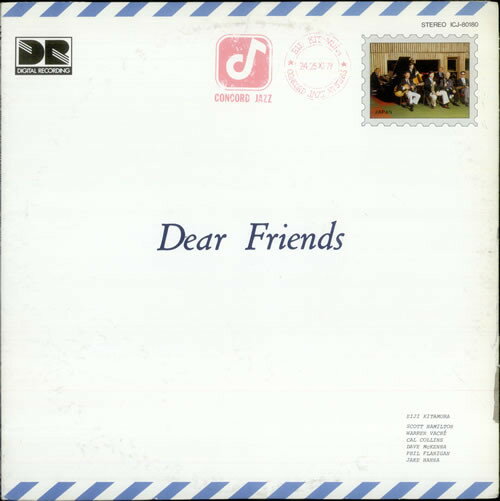 ・アーティスト 北村英治 ・タイトル Dear Friends ・レーベル・型番 CONCORD JAZZ ICJ80180 ・フォーマット LPレコード ・コンディション(盤) 良い (VG+) ・コンディション(ジャケット) 良い (V...