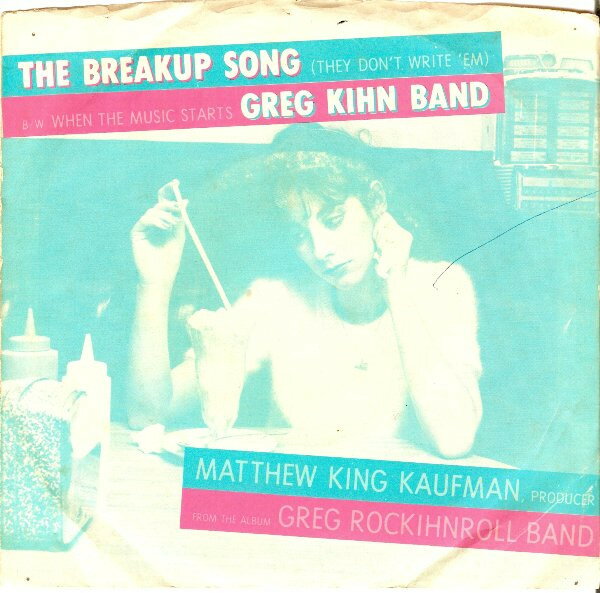 ・アーティスト Greg Kihn Band ・タイトル The Breakup Song (They Don't Write 'Em) ・レーベル・型番 Beserkley B47149 ・フォーマット 7インチレコード ・コンディション...