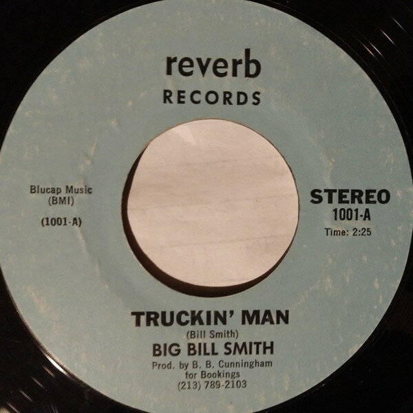 ・アーティスト Big Bill Smith ・タイトル Truckin' Man ・レーベル・型番 Reverb Records 1001 ・フォーマット 7インチレコード ・コンディション(盤) 可 (VG) ・コンディション(ジャケッ...