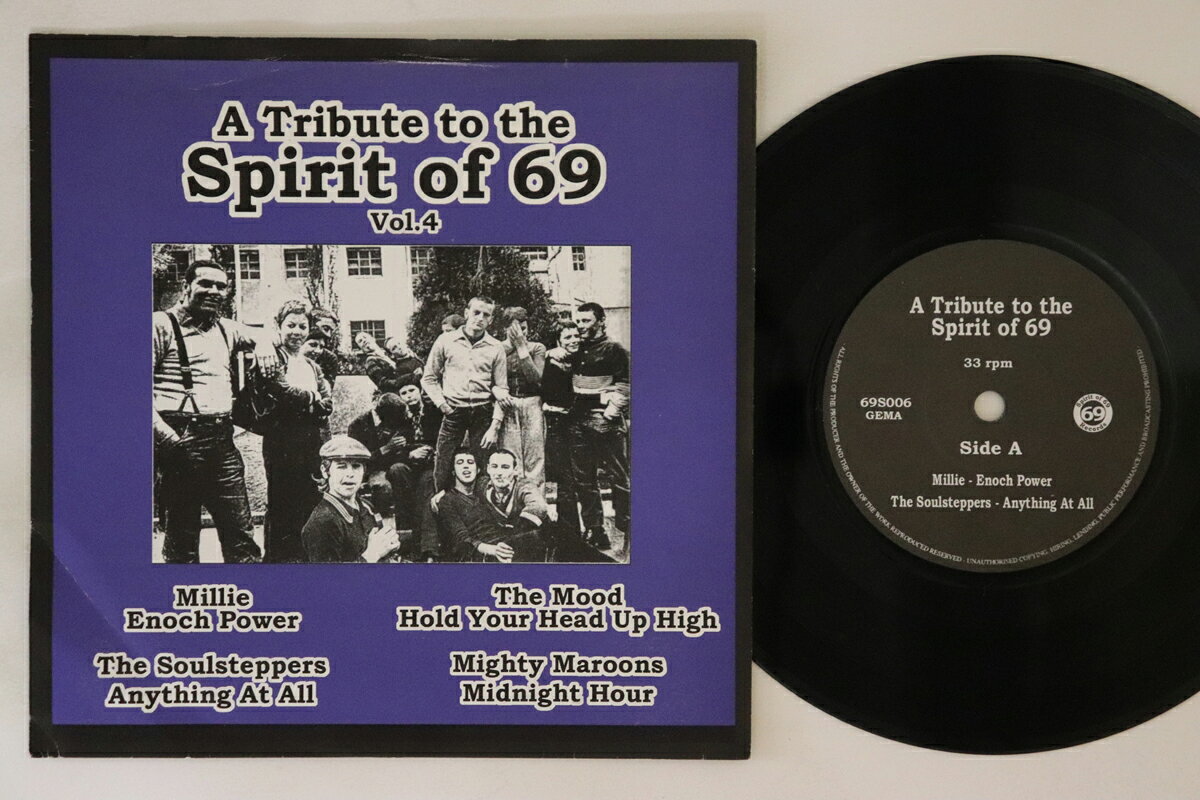 ・アーティスト Various ・タイトル A Tribute To The Spirit Of 69 Vol. 4 ・レーベル・型番 69 Records 69S006 ・フォーマット 7インチレコード ・コンディション(盤) 良い (V...