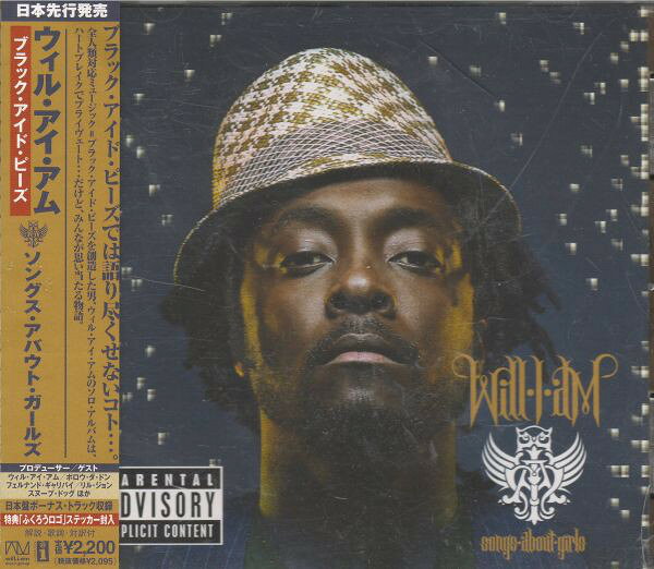 ・アーティスト will.i.am ・タイトル Songs About Girls ・レーベル・型番 Interscope Records UICA1035 ・フォーマット CD ・コンディション(盤) 良い (VG+) ・コンディション(...