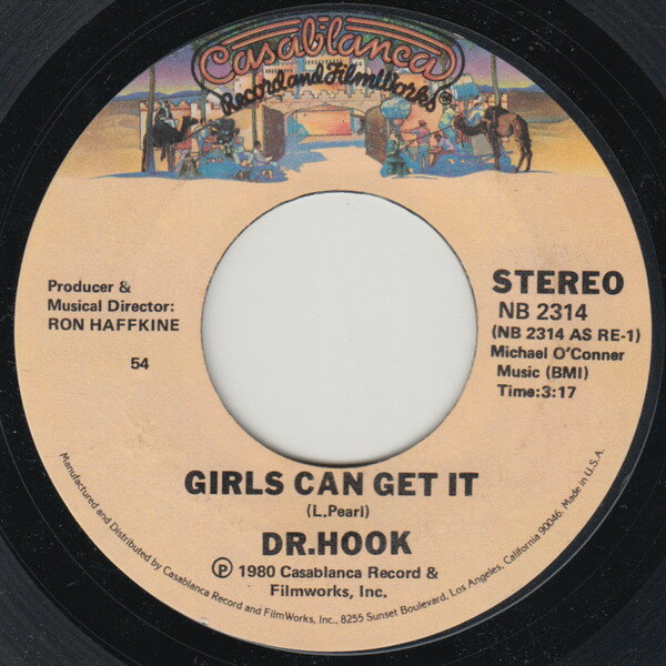・アーティスト Dr. Hook ・タイトル Girls Can Get It ・レーベル・型番 Casablanca NB2314 ・フォーマット 7インチレコード ・コンディション(盤) 良い (VG+) ・コンディション(ジャケット)...