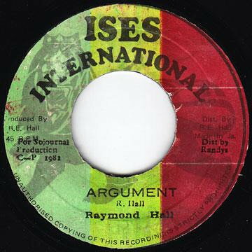 ・アーティスト Raymond Hall ・タイトル Argument ・レーベル・型番 Ises International NONE ・フォーマット 7インチレコード ・コンディション(盤) 可 (VG) ・コンディション(ジャケット)...