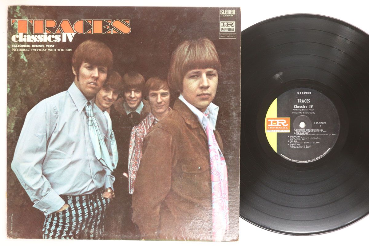 ・アーティスト Classics IV ・タイトル Traces ・レーベル・型番 Imperial LP12429 ・フォーマット LPレコード ・コンディション(盤) 可 (VG) ・コンディション(ジャケット) 可 (VG) ・コンデ...